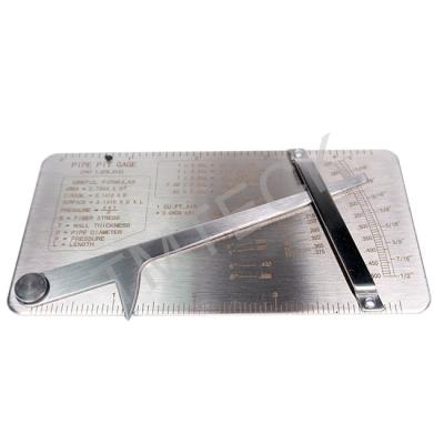 China Stainless Steel Pipe Pit Gage - Catalog #17M for Industrial Pipeline Inspection and Depth Measurement for sale