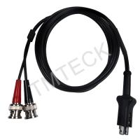 China LEMO 00 Plug To BNC Flaw Detector Ultrasonic Cables for sale