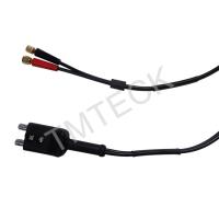 China UT cable equlity  Krautkramer cable DA235  Dual LEMO 00 (double plug) - Dual 1x Microdot small & 1x Microdot Large for sale