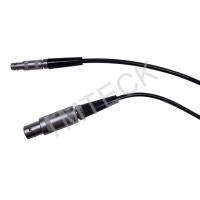 China Ultrasonic Flaw Detector Cable LEMO 00 to LEMO 1 for Krautkramer MPKL2 - 2 Meter RG-174 Coaxial Cable for sale