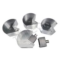 China 2.25 MHz AWS Ultrasonic Transducer with 70°/60°/45° Wedge Probes for Flaw Detection - 0.625