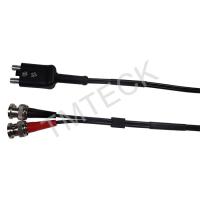 China UT Cable for Ultrasonic Flaw Detector Dual Lemo 00 Plug to BNC 1.5m Length for sale