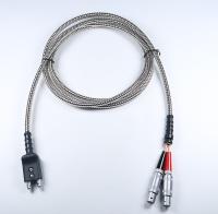 China Double Plug Stainless Steel Armored KrautKramer UT Cable for sale