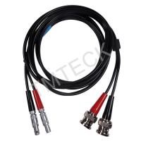 China Flaw Detector RG174 LEMO 00 To BNC Dual UT Cable for sale