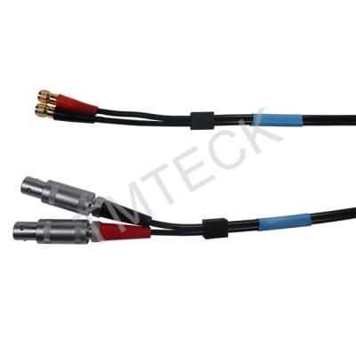 China Krautkramer SEKM 2 Flaw Detector Ultrasonic Cable - Dual Lemo 1 to Microdot, 2m RG-174 for sale