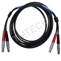China RG174 Dual LEMO 00 to LEMO 00 Ultrasonic Testing Cable - 1.5m, 1.8m, 2.0m Length Options for Krautkramer UT Equipment for sale
