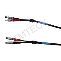 China RG174 Dual LEMO 00 to LEMO 00 Ultrasonic Testing Cable - 1.5m, 1.8m, 2.0m Length Options for Krautkramer UT Equipment for sale