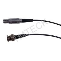China Lemo 1 to BNC Ultrasonic Transducer Cable - 50 Ohm RG174 Coaxial - 2 Meter Length for sale