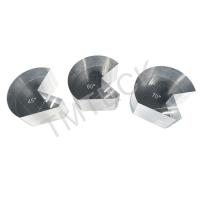 China 2.25 MHz AWS Ultrasonic Transducer with 70°/60°/45° Wedge Probes for Flaw Detection - 0.625
