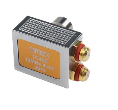 China Dual Probe Thickness Gauge 10MHZ Ultrasonic Transducer for sale