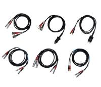 China Dual Ultrasonic Cable 1.5m 1.8m 2m RG174 50 Ohm for NDT Ultrasonic Flaw Detector with BNC Microdot Lemo Connectors for sale