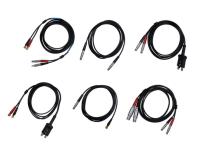 China TMTeck Ultrasonic Flaw Detector Cable with Lemo & Microdot Connectors - 1.5m to 2m Length Options for sale