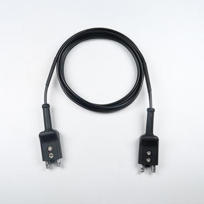 China KBA533 KrautKramer RG174 1.5m Ultrasonic Transducer Cables with Lemo 00 Dual Plug Connectors for sale