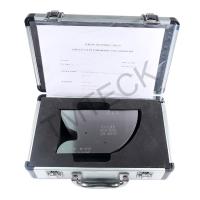 China V3 Test NDT Accessories Custom UT Calibration Block with 25mm/50mm/100mm Radii and 3.0mm Through Holes for sale
