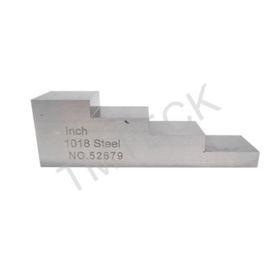China ASTM E797 4 Step Ultrasonic Test Block 1018 Steel 3mm 5mm 10mm 15mm for sale