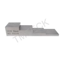 China ASTM E797 4 Step Ultrasonic Test Block 1018 Steel 3mm 5mm 10mm 15mm for sale
