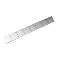 China Metric 8 Step NDT Ultrasonic Calibration Block 1-8mm Thickness 1018 Steel for Wedge Testing for sale