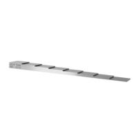 China Metric 8 Step NDT Ultrasonic Calibration Block 1-8mm Thickness 1018 Steel for Wedge Testing for sale
