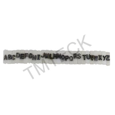 China LL2 Darkroom X-Ray Lead Letters & Numbers - Pure Lead 9mm x 6mm x 2mm Flat Face Markers for Radiation Shielding for sale