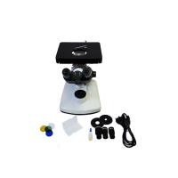 China 4XB Inverted Metallurgical Microscope with 100X-1250X Magnification and 75×50mm Stage for Metal Analysis for sale