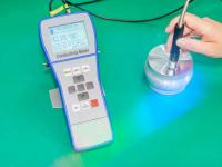 China TMD-105 60KHz/500KHz Digital Conductivity Meter with 16,000 Data Memory and Temperature Compensation for sale