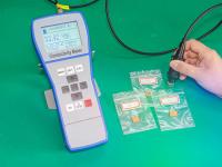 China TMD-105 60KHz/500KHz Digital Conductivity Meter with 16,000 Data Memory and Temperature Compensation for sale