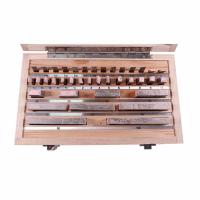 China 38 Pcs Grade 0 Steel Gage Block Set 1 to 100mm Slip Jo Blocks Certified for sale