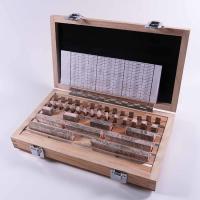 China 38 Pcs Grade 0 Steel Gage Block Set 1 to 100mm Slip Jo Blocks Certified for sale