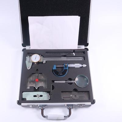 China Stainless Steel Welding Gauge 7pcs Set NDT Inspection Tools 0-150mm Dial Caliper for sale