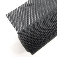 China Visibility Lightweight 280g/m2 PET Mesh Screen 15x11 Mesh Count for Wide Coverage Black and Grey for sale