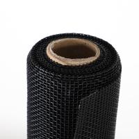 China 1m-3m Polyester Pet Cat Proof Screen Mesh Black And Grey for sale