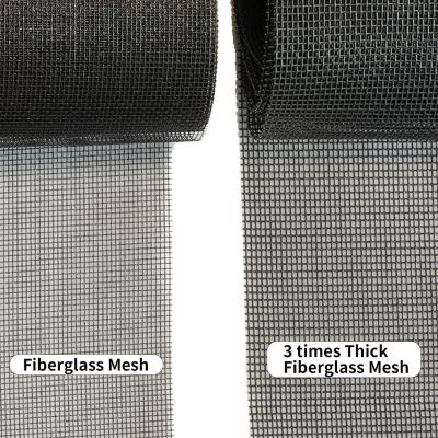 China Black PET Mesh Screen 360g/m2 UV Resistant Easy to Install 3m for sale