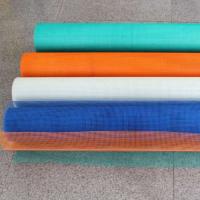 China Square Hole Fiberglass Mesh Sheets In Vibrant Coated Colors With Water Resistance for sale