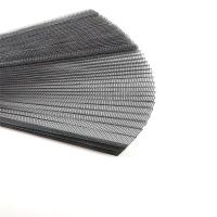 China 14mm Pleated Height Plisse Insect Screen Space Saving Low Maintenance With 0.5-3.5m Plisse Width for sale