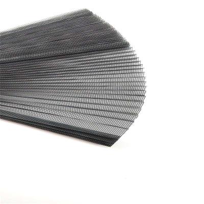 China 14mm Pleated Height Plisse Insect Screen Space Saving Low Maintenance With 0.5-3.5m Plisse Width for sale