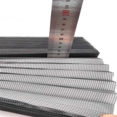 China Plisse Folding Insect Screen For Doors Windows Retractable Fly Screen UV / Water Proof for sale