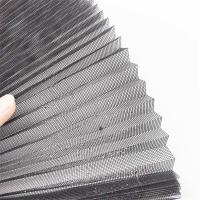 China High Durability Plisse Insect Screen Fire Resistance Pleated Height 14mm Tear-resistant Abrasion-resistant for sale