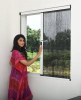 China Cuttable Installation Plisse Insect Screen Folding Net For Door for sale