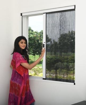 China Cuttable Installation Plisse Insect Screen Folding Net For Door for sale