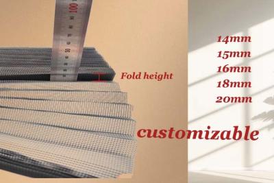 China Highly Adaptable Plisse Insect Screen 2.0m Wide 15mm Pleated Height for sale