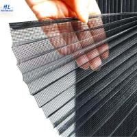 China 2.5m Wide Pleated Insect Screen 120g/M2 For Hassle Free Insect Prevention for sale