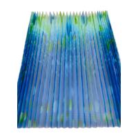 China Fast Delivery 100cm Width Uv Resistant Pleated Fly Screen for Balcony Windproof Screen for sale