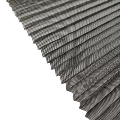 China Folding Screen Mesh Plisse Width 0.5-3.5m and Pleated Width 18mm for Customer Requirements for sale