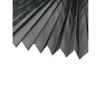 China Customizable Plisse Insect Screen Accordion Screen Width 14 Mm Width 0.5m-3.5m Max Width 3.0m for sale
