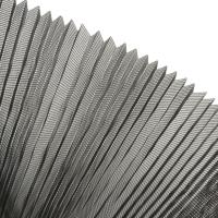 China 18 X 16 Mesh Pleated Insect Screen Long Lasting Fire Resistant for sale