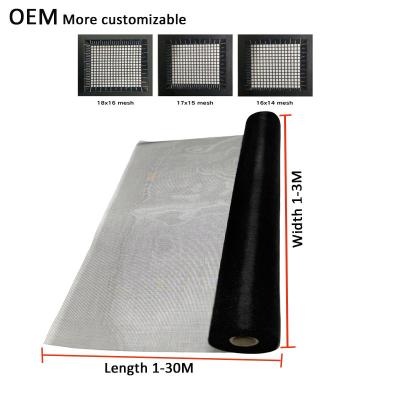 China Window Door Screens PVC Coated Fiberglass Mosquito Mesh for sale