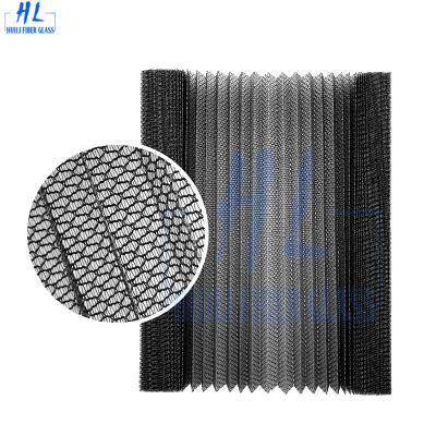 China 50-100g Pleated Fly Screen Pleated Insect Screen Durable Lightweight Mesh for Window Door Protection Against Insects for sale