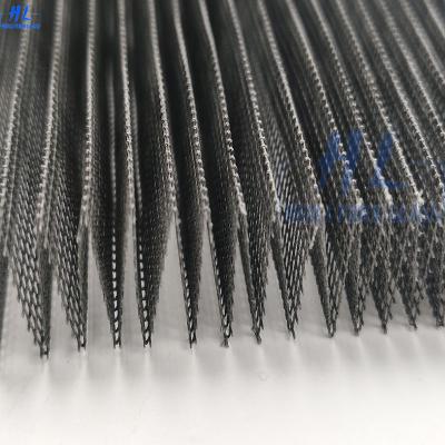 China High-Strength Durable Polyester Pleated Screen Roll Accordion-Style Pleated Insect Screen for Modern Homes  Commercial Buildings for sale