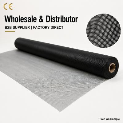 China Length per Roll 100m Fiberglass Insect Screen Offering High Durability and UV Resistance Designed for Industrial Commercial for sale