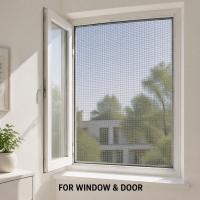 China DURABLE 14X14 MESH 80G BLACK HIGH-STRENGTH FIBERGLASS WINDOW SCREEN NETTING FABRIC FOR WINDOWS LIVING ROOM WINDOW SCREEN for sale